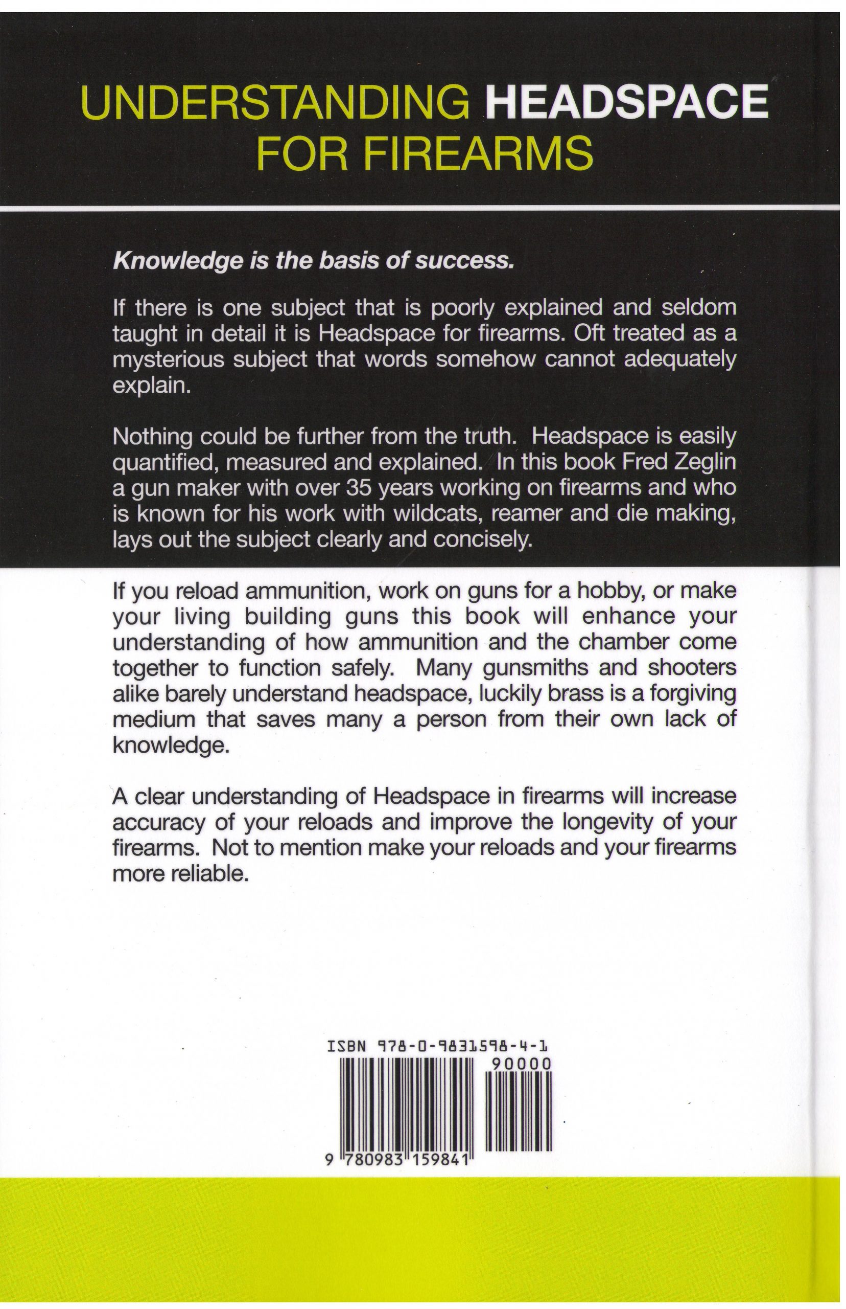 Understanding Headspace for Firearms (booklet) - 4D Reamer Rentals